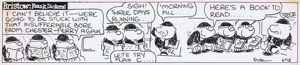 I can't believe it - we're going to be stuck with that insufferable ...