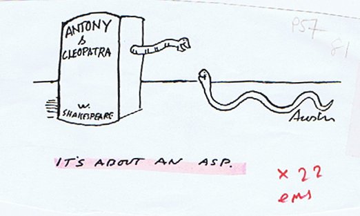 it's about an asp. - Cartoon Gallery